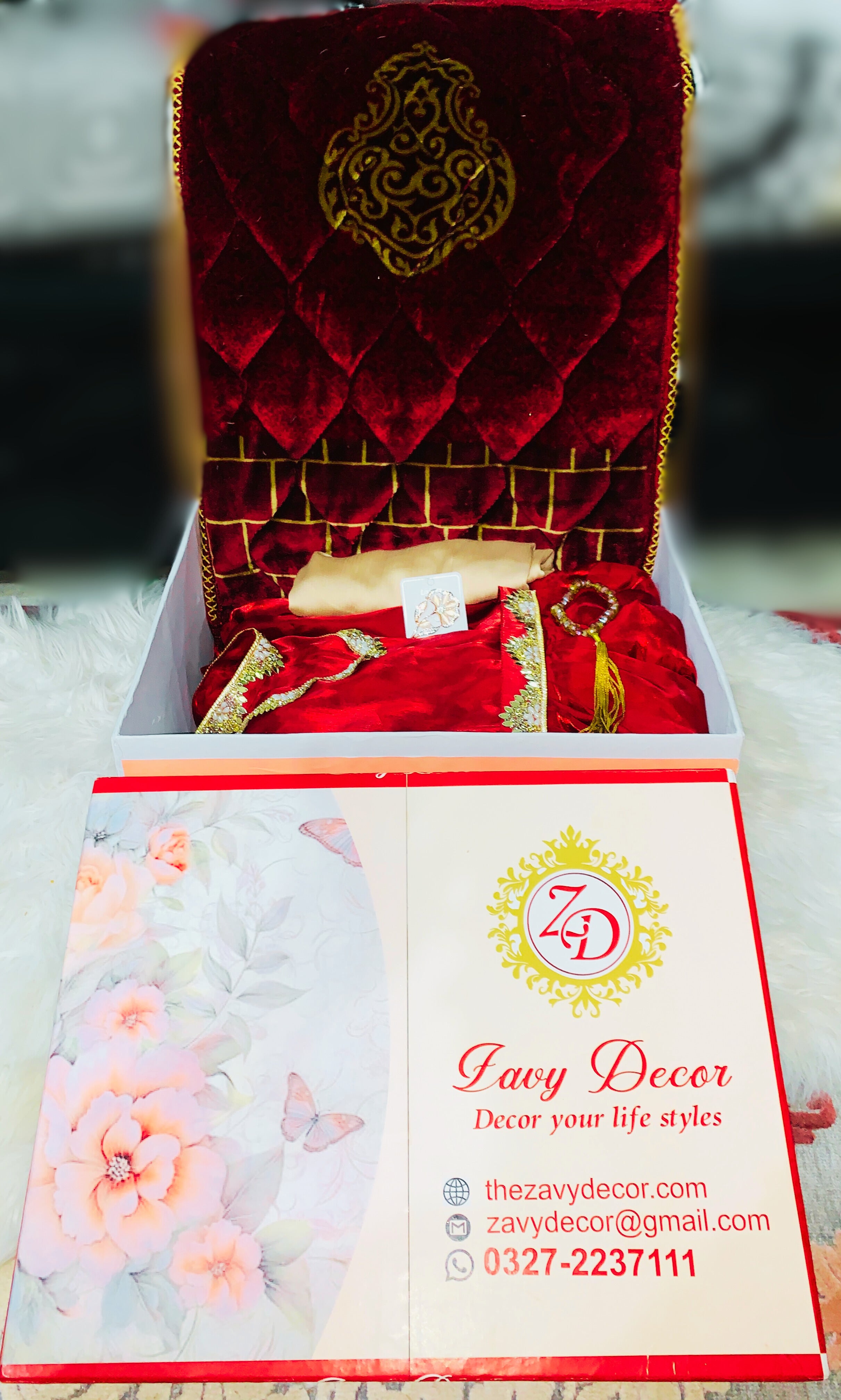 Red kidsTurban Dress Gift Box – zavydecor